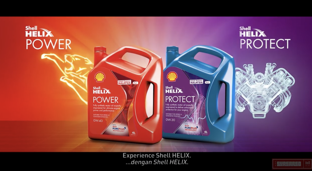 Shell Helix Power & Protect - Super Red Music